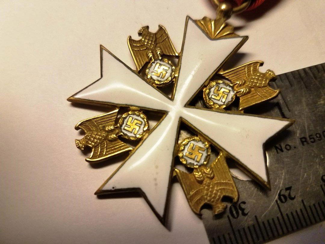 WWII NAZI GERMAN ORDER OF GERMAN EAGLE 5th CLASS 45MM - Mar 07, 2020 ...