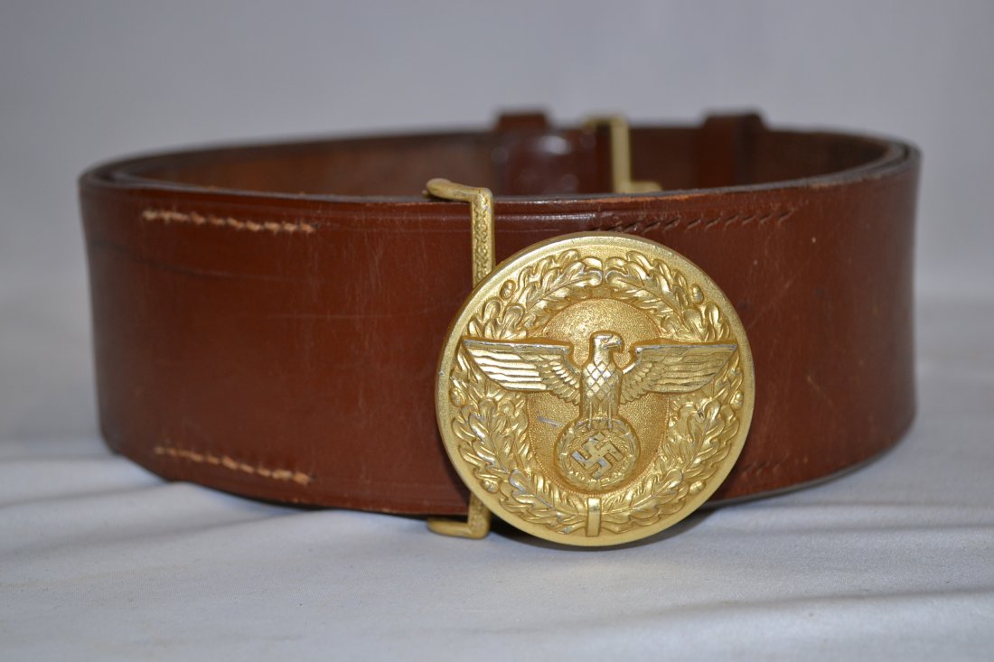 WWII NAZI GERMAN POLITICAL LEADER BROWN BELT AND BUCKLE - Mar 07, 2020 ...