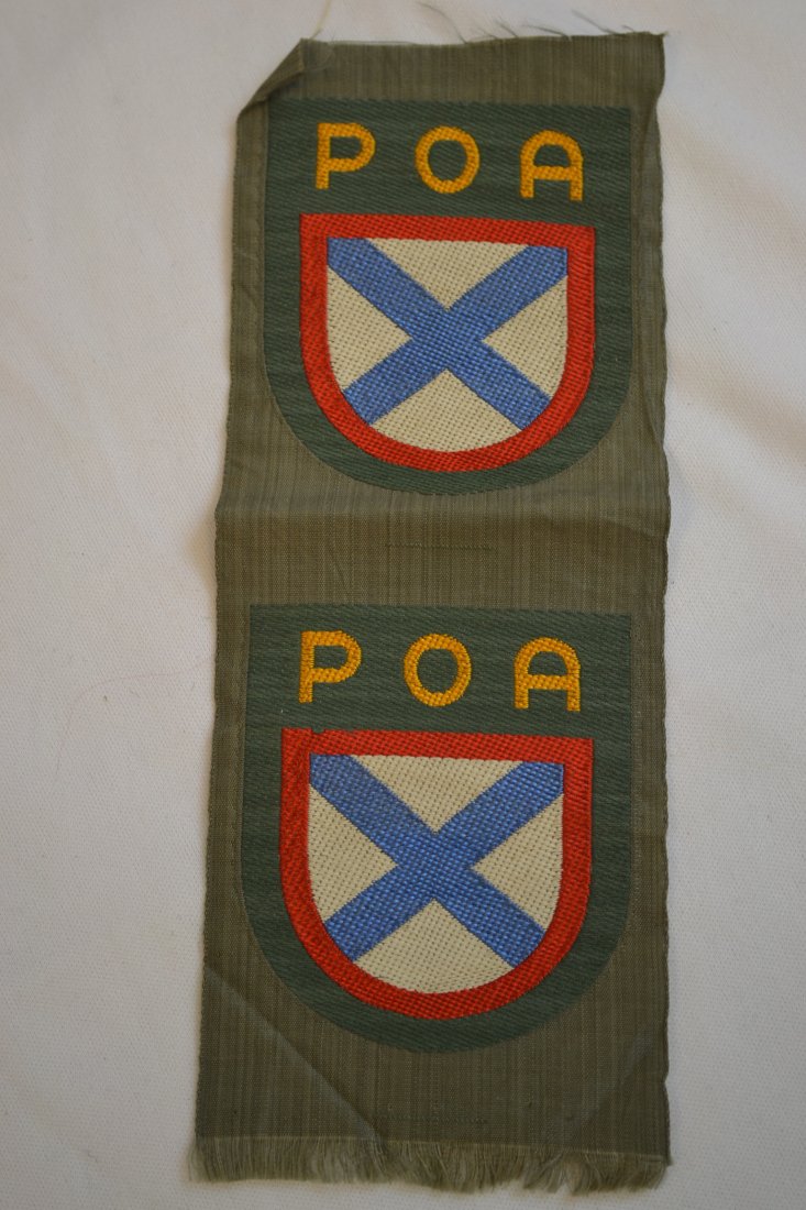 WWII GERMAN ROA RUSSIAN LIBERATION ARMY ARM SHIELDS - Feb 20, 2021 ...