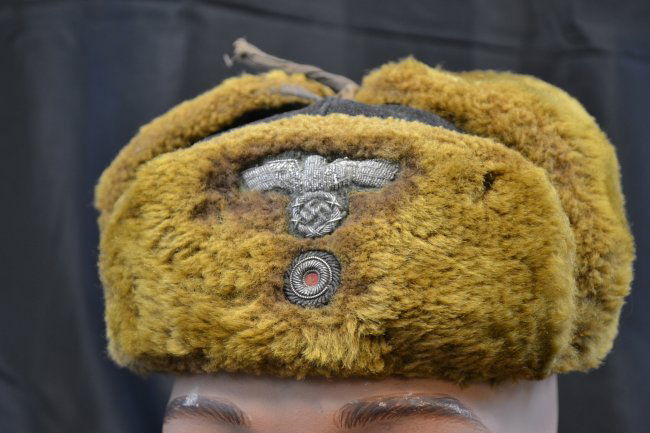 WWII GERMAN OFFICERS WINTER USHANKA HAT RUSSIAN FRONT - Jun 26, 2021 ...