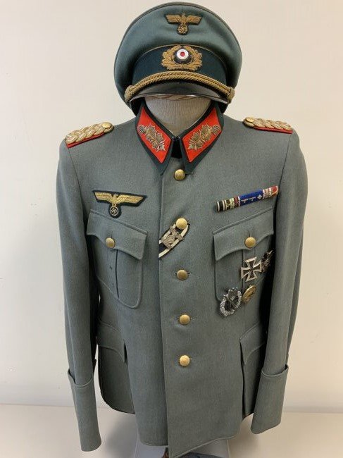 Wwii German General Uniform Tunic And Pants