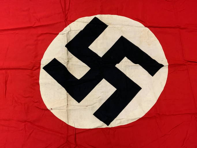 WWII GERMAN LARGE NAZI DOUBLE SIDED FLAG - Dec 04, 2021 | Beachwood ...