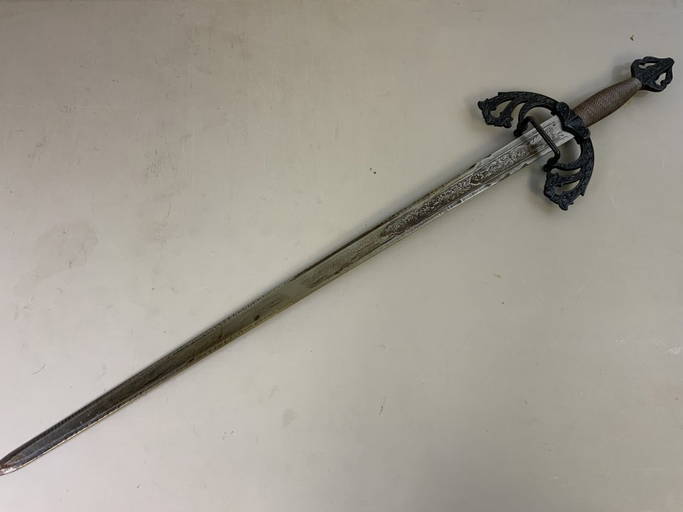 MEDIEVAL STYLE SPANISH TOLEDO CRUSADER KNIGHT SWORD - Dec 04, 2021 ...