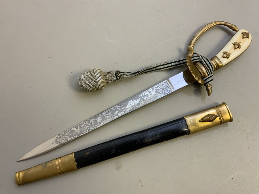 WWII GERMAN SENIOR HUNTING FORESTRY CUTLASS DAGGER - Dec 04, 2021 ...
