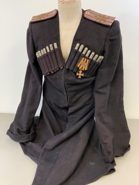 Imperial Russian Cossack Officer Uniform Dress Cherkeska