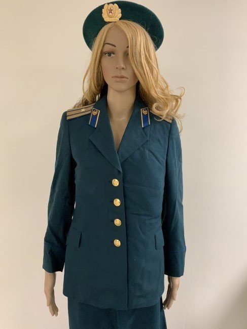 USSR SOVIET RUSSIAN KGB FEMALE OFFICER COMPLETE UNIFORM RANK OF MAJOR ...