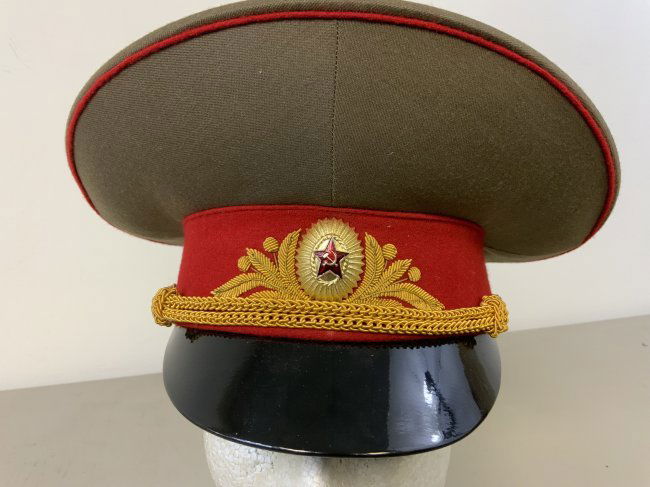 USSR SOVIET RUSSIAN COLD WAR GENERAL OFFICER VISOR CAP - Sep 24, 2022 ...