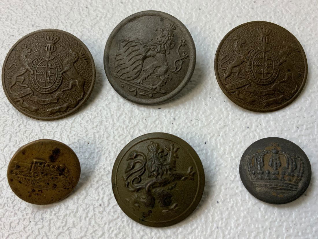WWI IMPERIAL GERMANY LOT OF MILITARY BUTTONS - Sep 24, 2022 | Beachwood ...