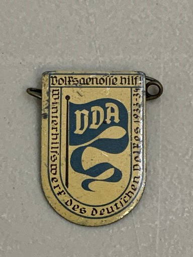 NAZI GERMAN DDA 1933-34 TINNIE (#0985) on Sep 24, 2022 | Beachwood ...