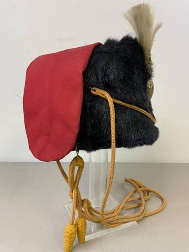 EARLY 20th CENTURY BRITISH HUSSAR DRESS FUR BUSBY WITH CORDS - Dec 10 ...