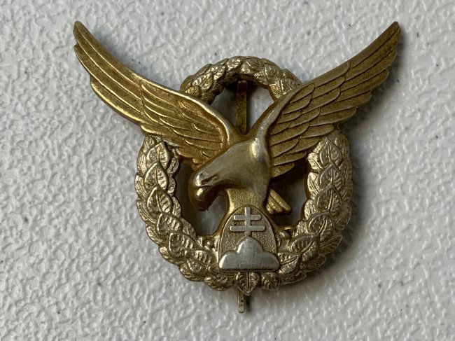 WWII SLOVAKIAN AIR FORCE PILOT BADGE DAY FIGHTERS AND BOMBERS - Dec 10 ...