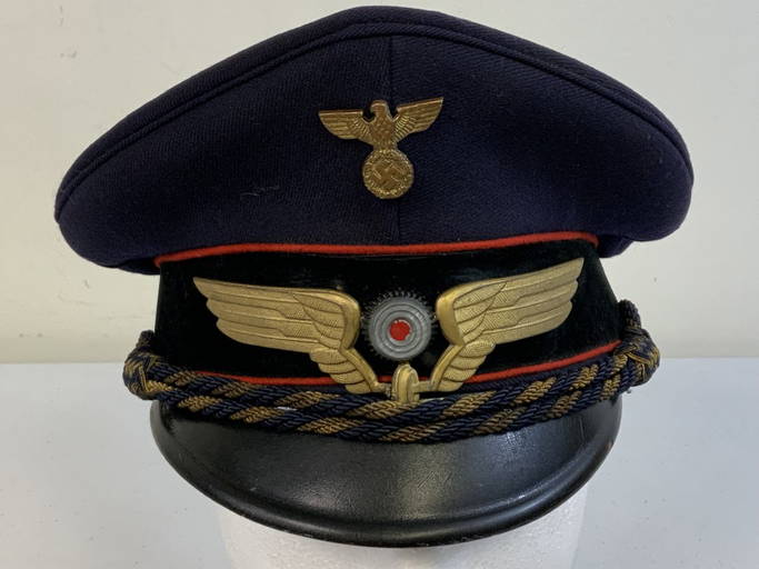 Germany Third Reich Railway Official Reichsbahn Visor Hat Cap