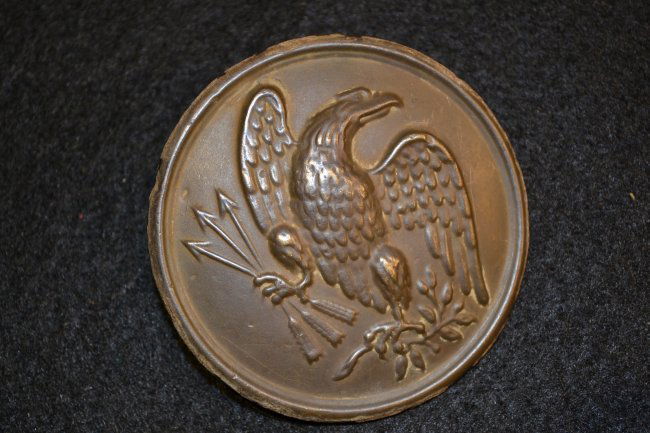 Us Civil War Brass Eagle Breast Plate
