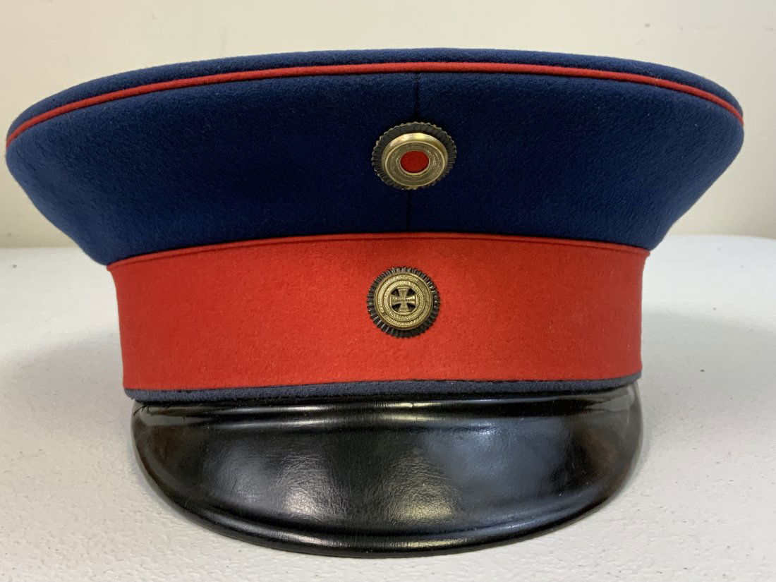 IMPERIAL GERMANY PRUSSIAN RESERVIST OFFICERS VISOR CAP HAT - Feb 04 ...