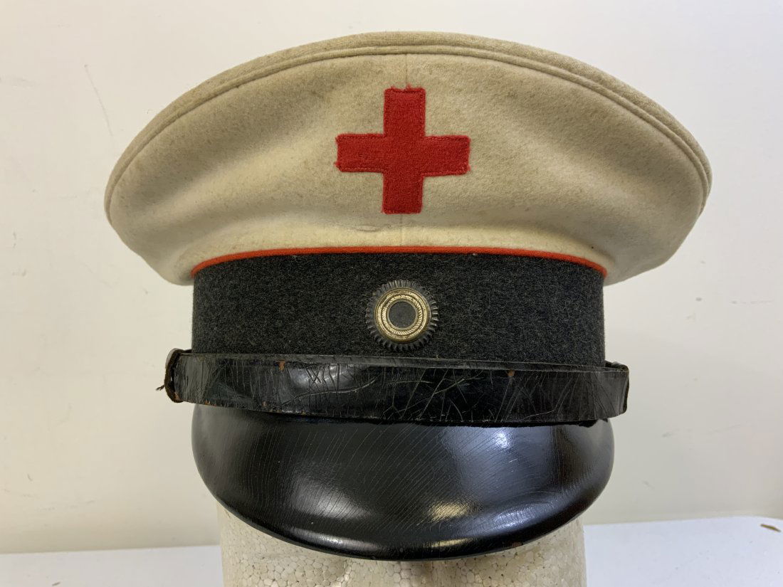 IMPERIAL GERMANY PRUSSIA WWI MEDIC WHITE TOP VISOR HAT - Feb 04, 2023 ...