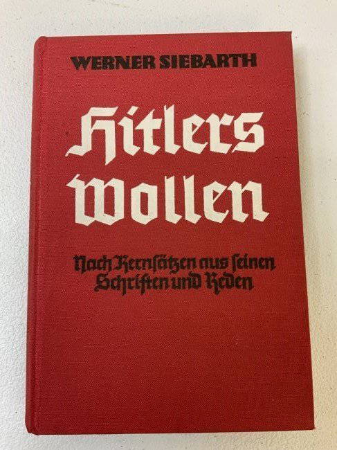 NAZI GERMANY BOOK HITLERS WOLLEN BY WERNER SIEBARTH 1940 (#0903) on Apr ...