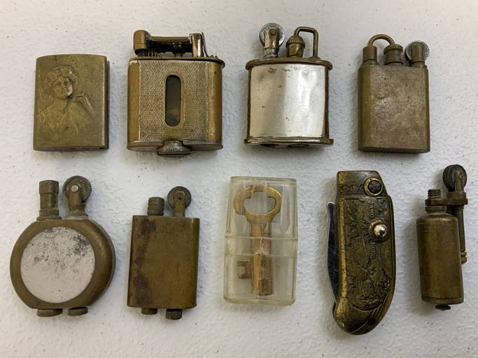 Large Lot Of Vintage Collectable Lighters