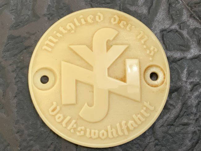 Nazi German Nsv National (socialist People's Welfare) Member Door ...