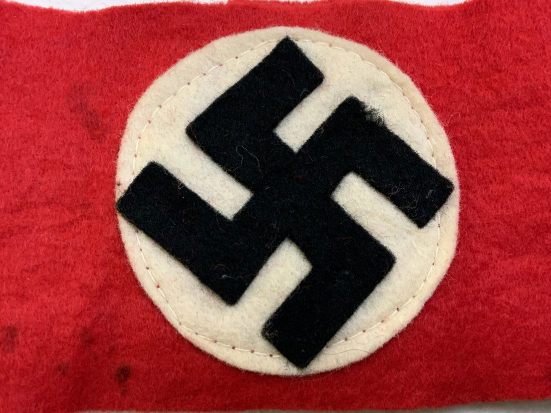 Early Nazi Germany Nsadp Wool Armband Auction