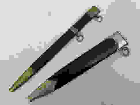 Wwii German Dagger Parts Scabbard Lot Auction