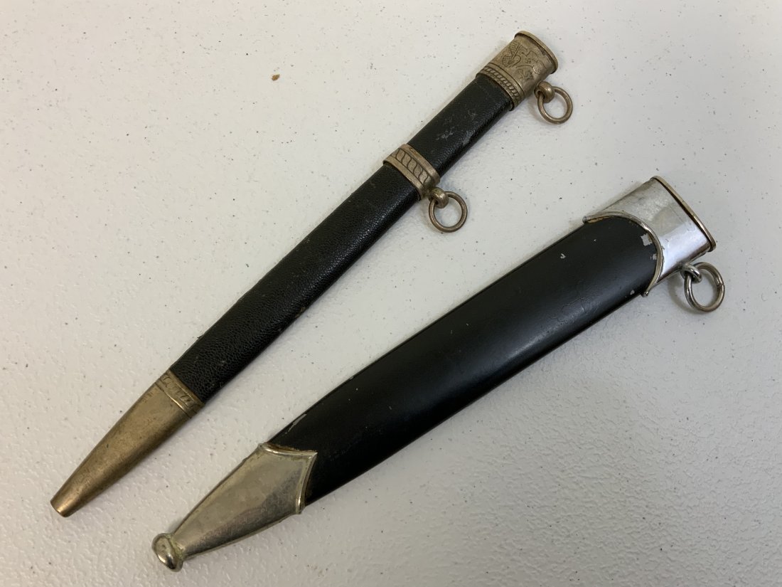Wwii German Dagger Parts Scabbard Lot Auction