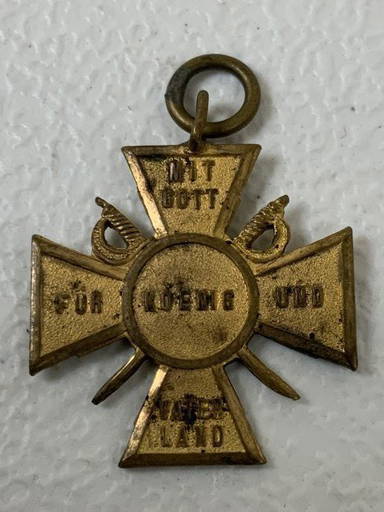 Imperial Germany "with God For King And Fatherland" Cross Medal
