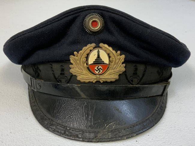 Nazi Germany Veterans Association Kyffhã¤userbund Visor Hat Cap