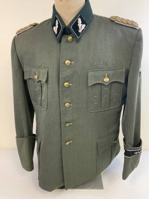 Wwii German Ss General Uniform Dress Tunic Auction