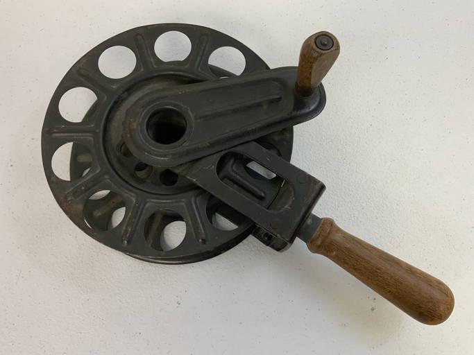 Wwii German Military Cable Reel Phone Wire Hand Spool