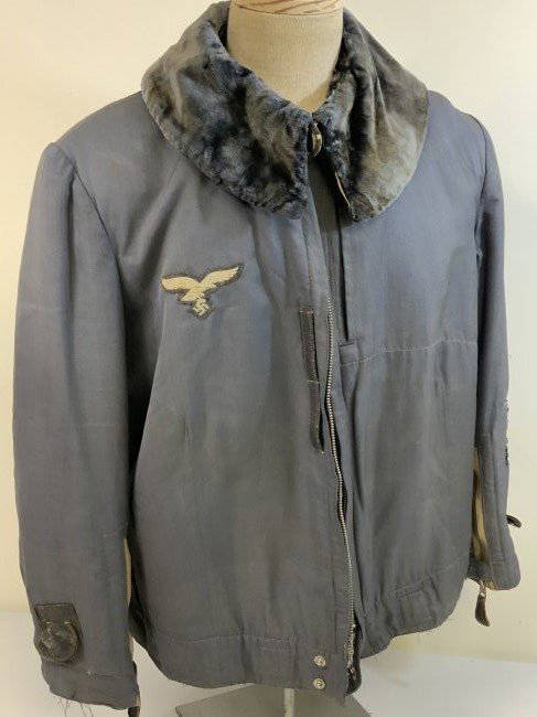 Wwii German Luftwaffe Flight Jacket Wartime Issue Kanaljacke Auction