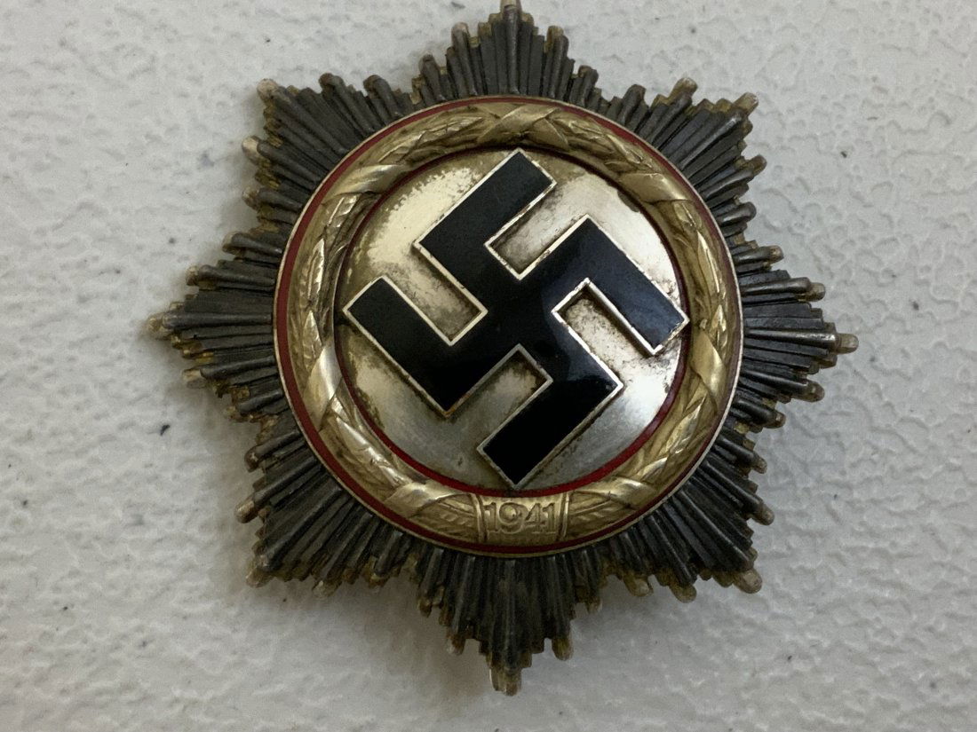 Wwii Nazi Germany 1941 German Cross In Gold Zimmermann Auction