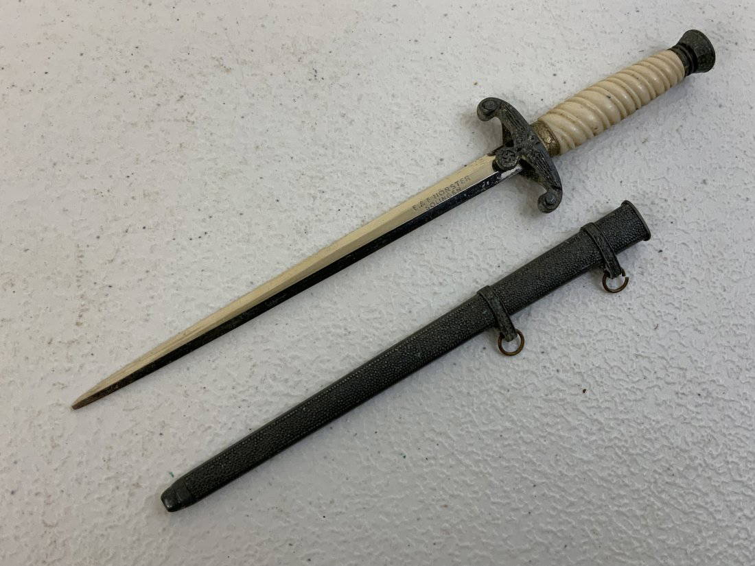 Wwii German Army Officers Miniature Dagger E. & D. Horster Solingen Auction