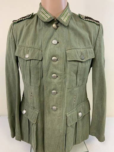 Wwii German Summer Weight Police Uniform Tunic
