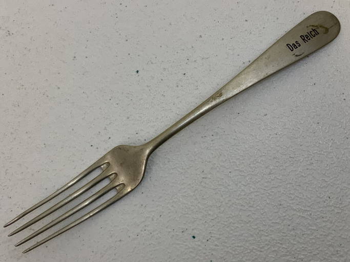 Wwii Nazi Germany Das Reich Marked Dinner Fork