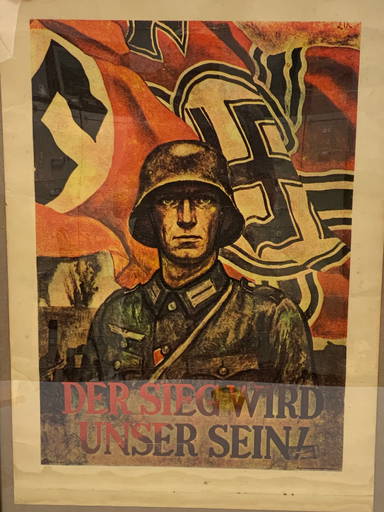 Wwii Nazi Germany Propaganda Artwork Poster Framed
