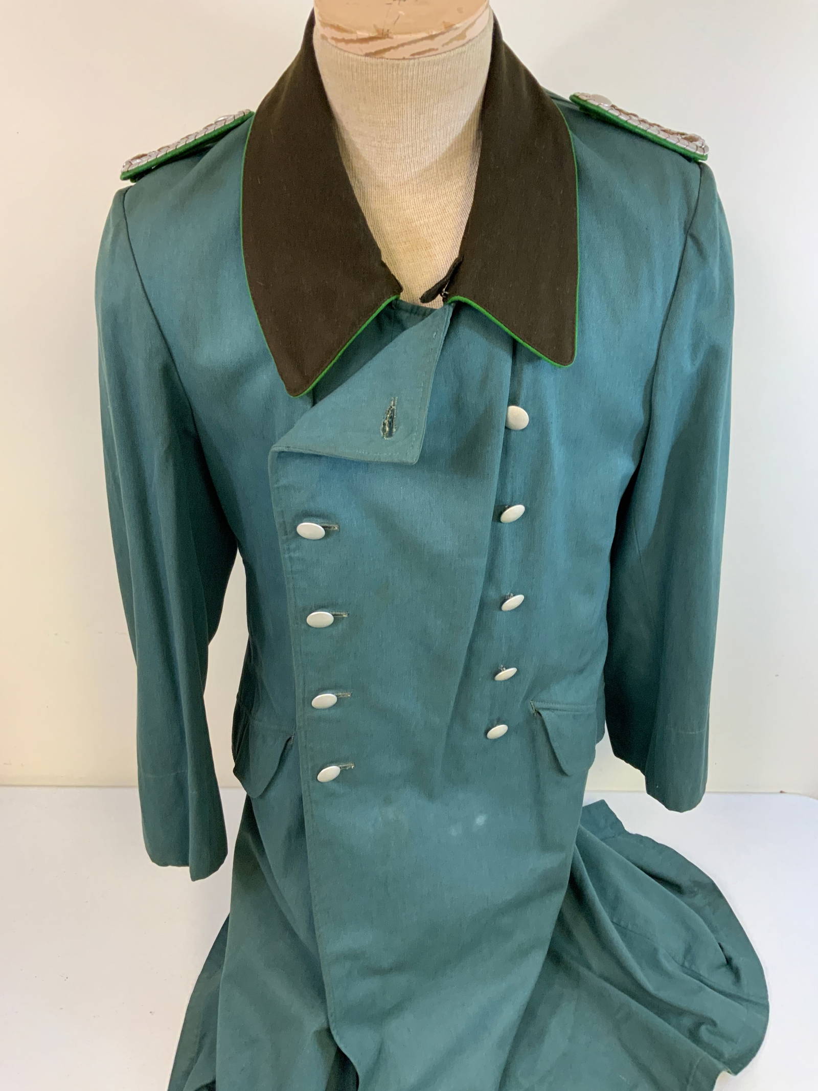 Nazi Germany City Police Officers Greatcoat Auction