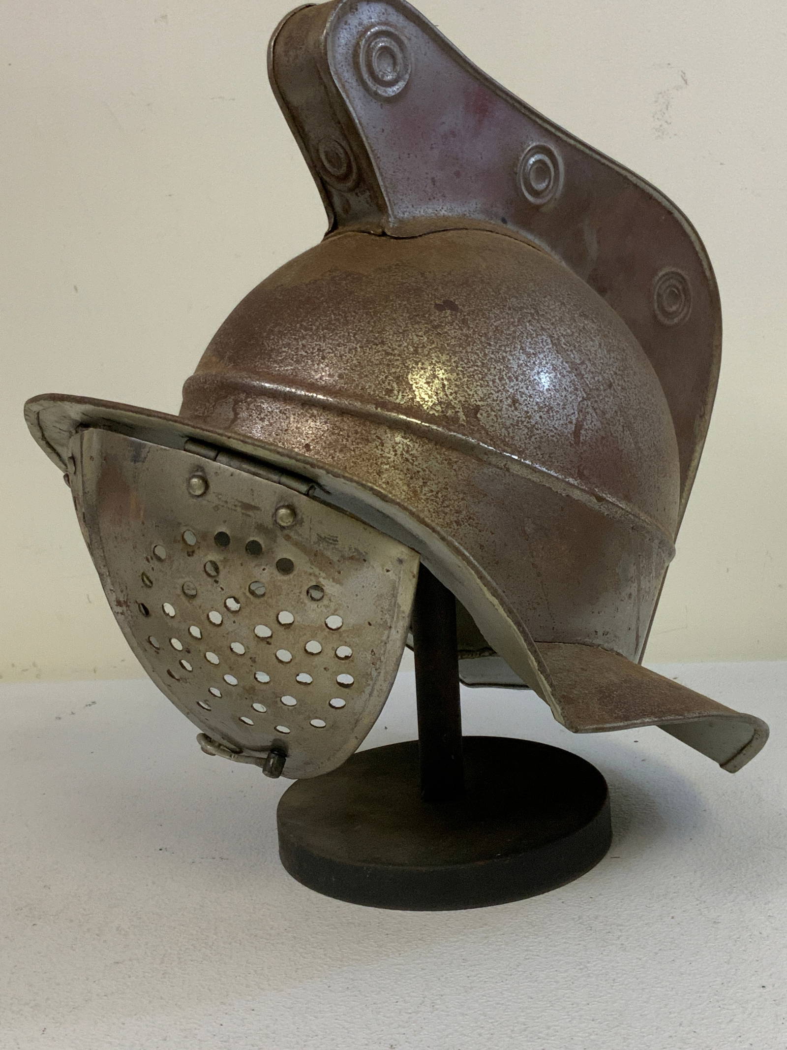 Steel Roman Gladiators Helmet Life Size Replica Auction