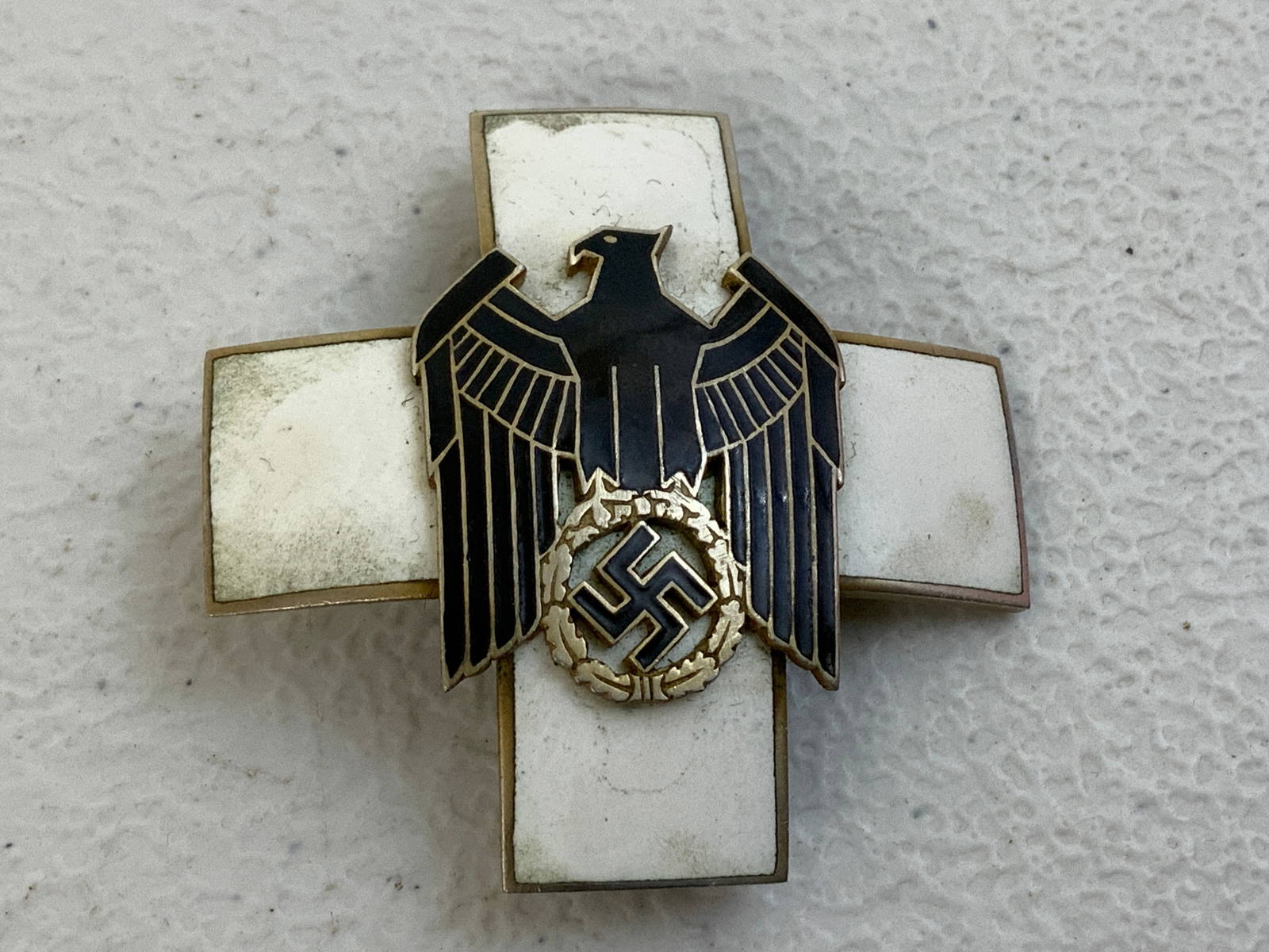 Germany Third Reich Nazi German Social Welfare Decoration Cross Auction