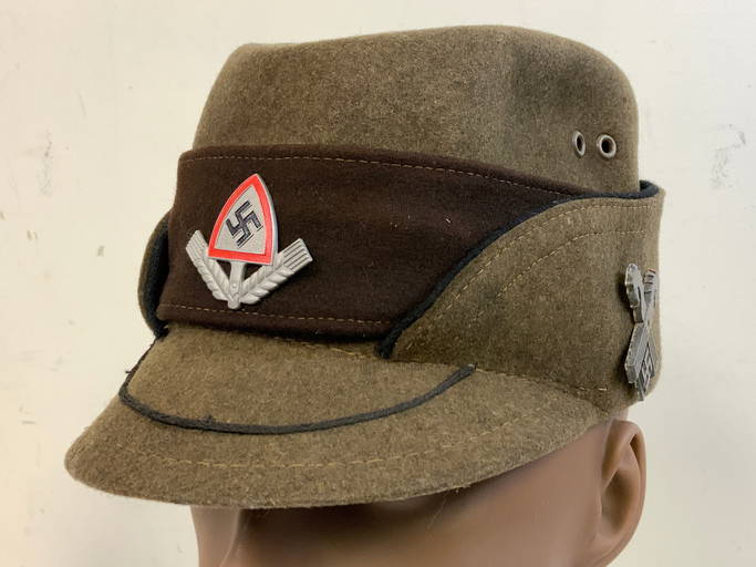 Germany Third Reich Rad Labor Service Em/nco Robin Hood Style Hat