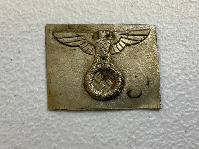 Nazi Germany Early Ss / Sa Eagle Insignia Unfinished