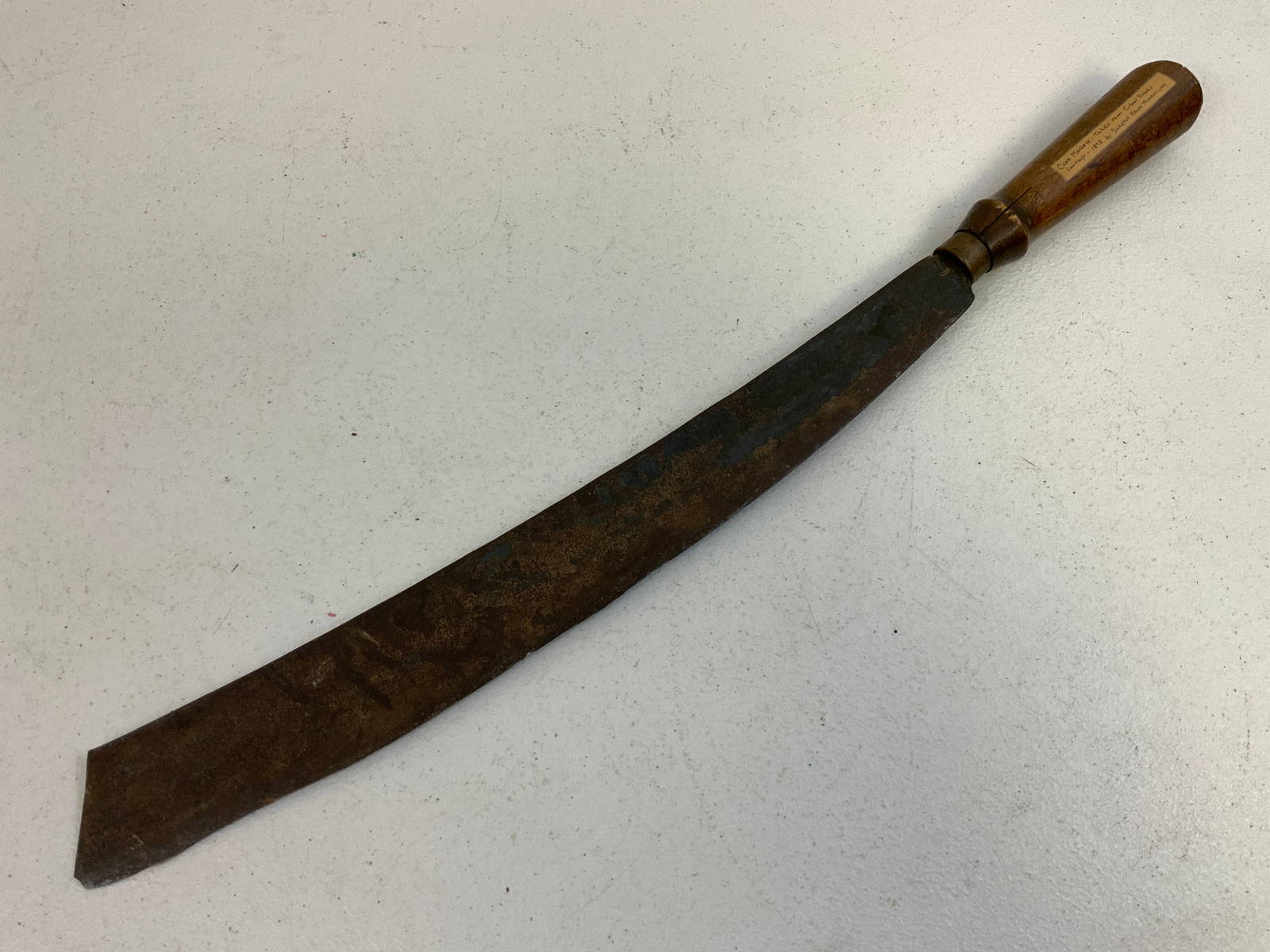 Spanish American War Cuban Machete Taken From Cuban Rebels By Us ...