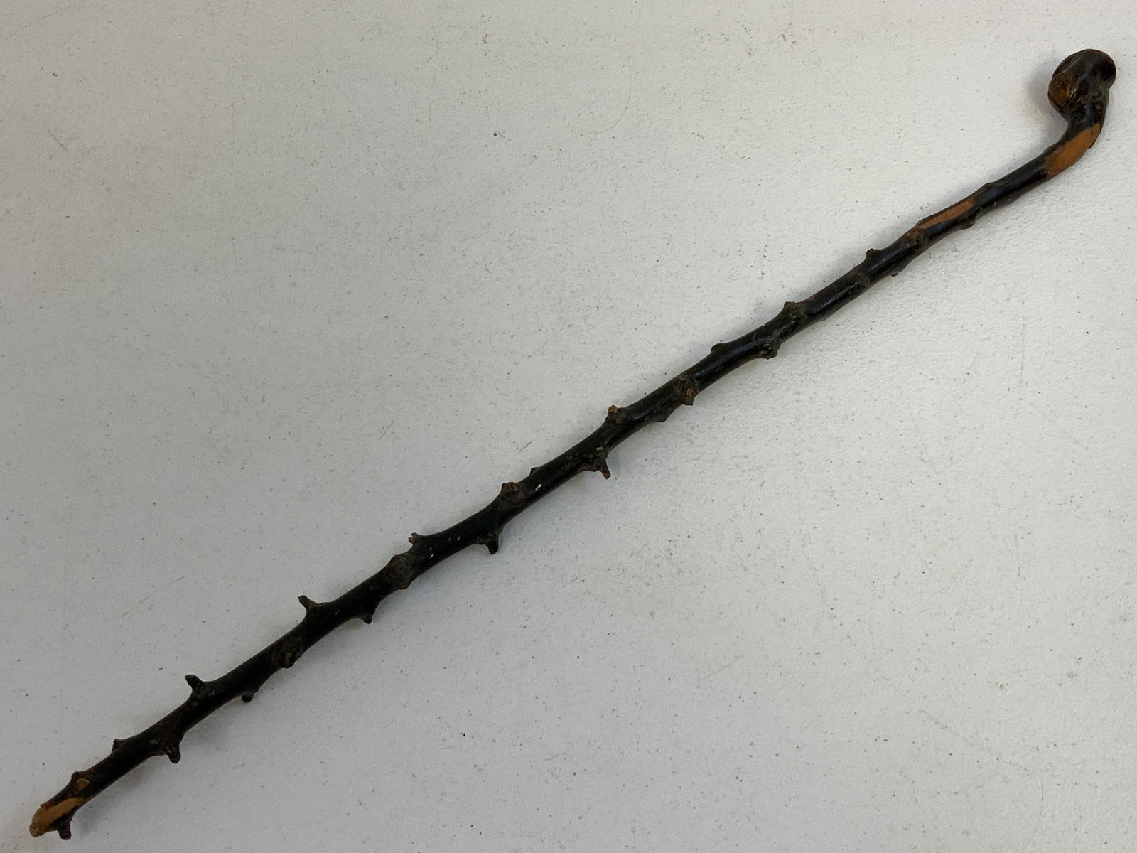 Antique German Black Forest Style Swagger Stick Auction