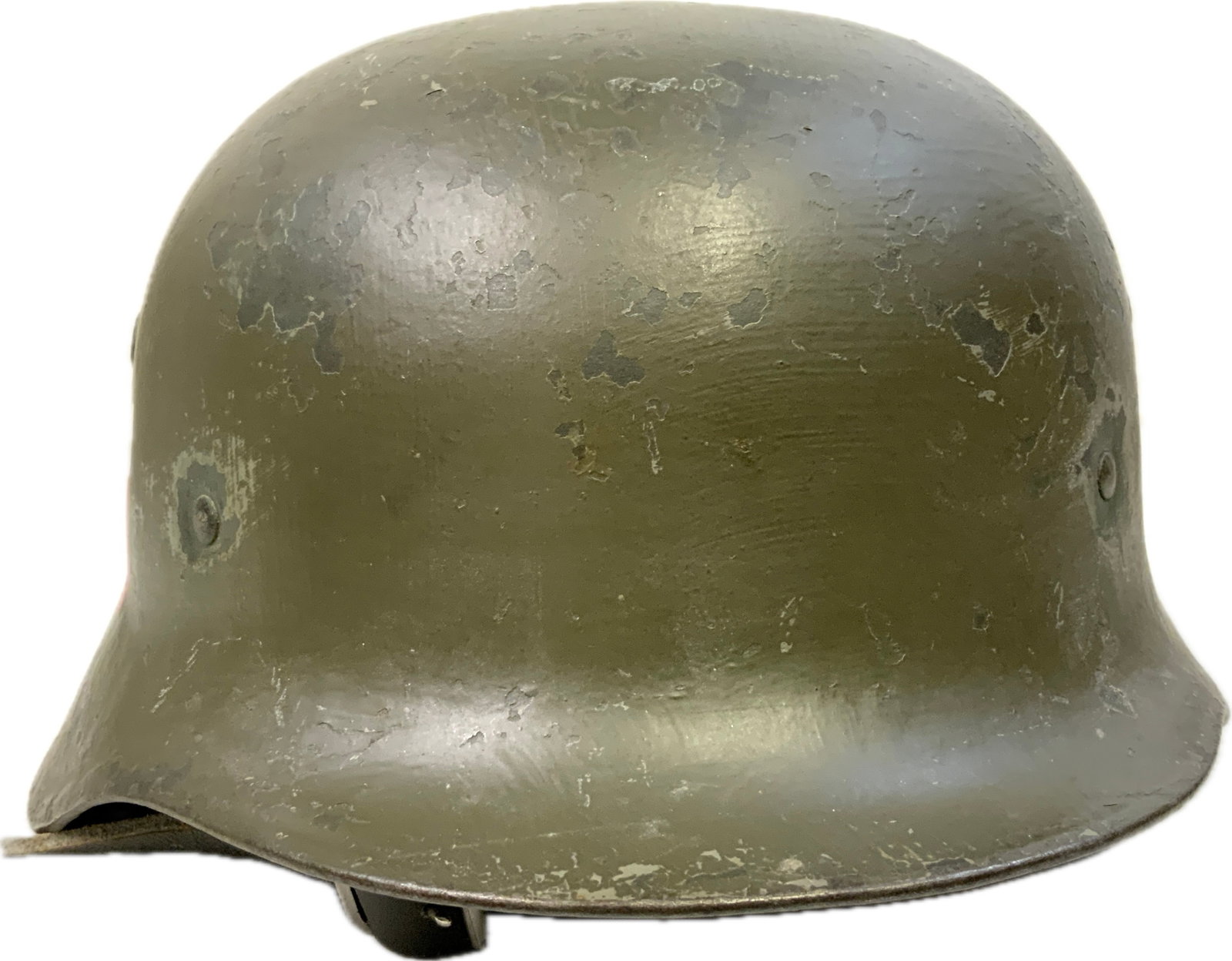 Wwii Hungarian Steel Helmet With German Decals Auction
