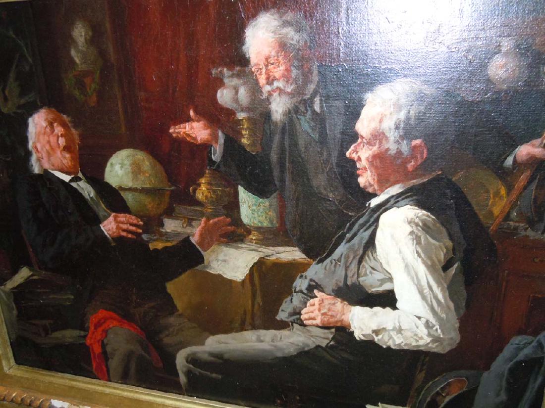 Louis Henry Charles Moeller Oil Painting The Good Laugh