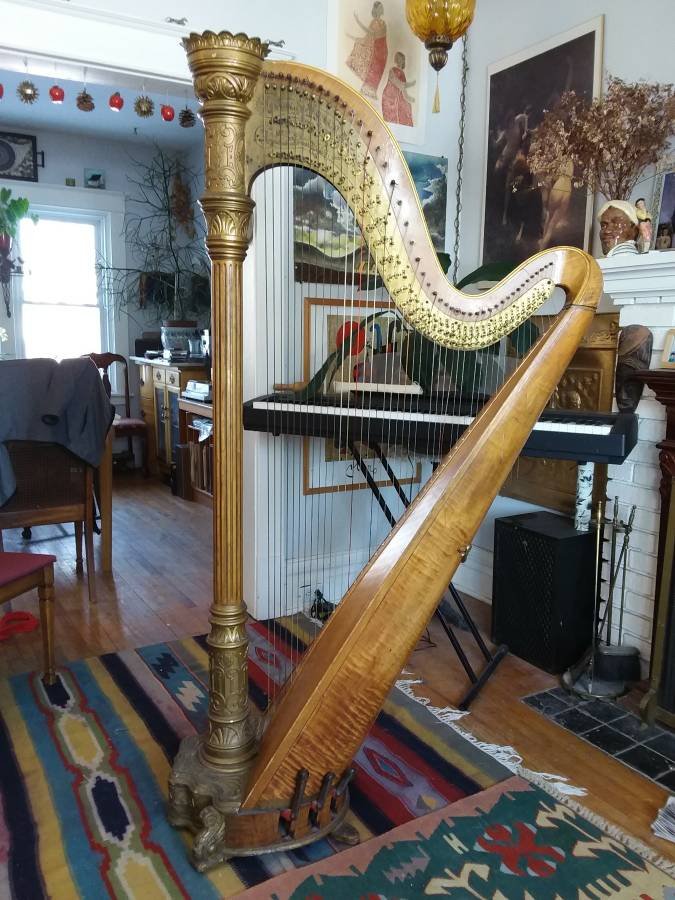 1918 LYON & HEALY CLASSICAL PEDAL HARP 70in STYLE 19 - Jun 20, 2018 ...
