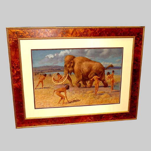 William Hutton Riddell Hunting Woolly Mammoth