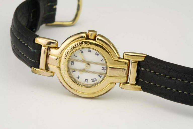 RODOLPHE by LONGINES LADIES WATCH GOLD TONE SWISS WATCH An Outstanding ...