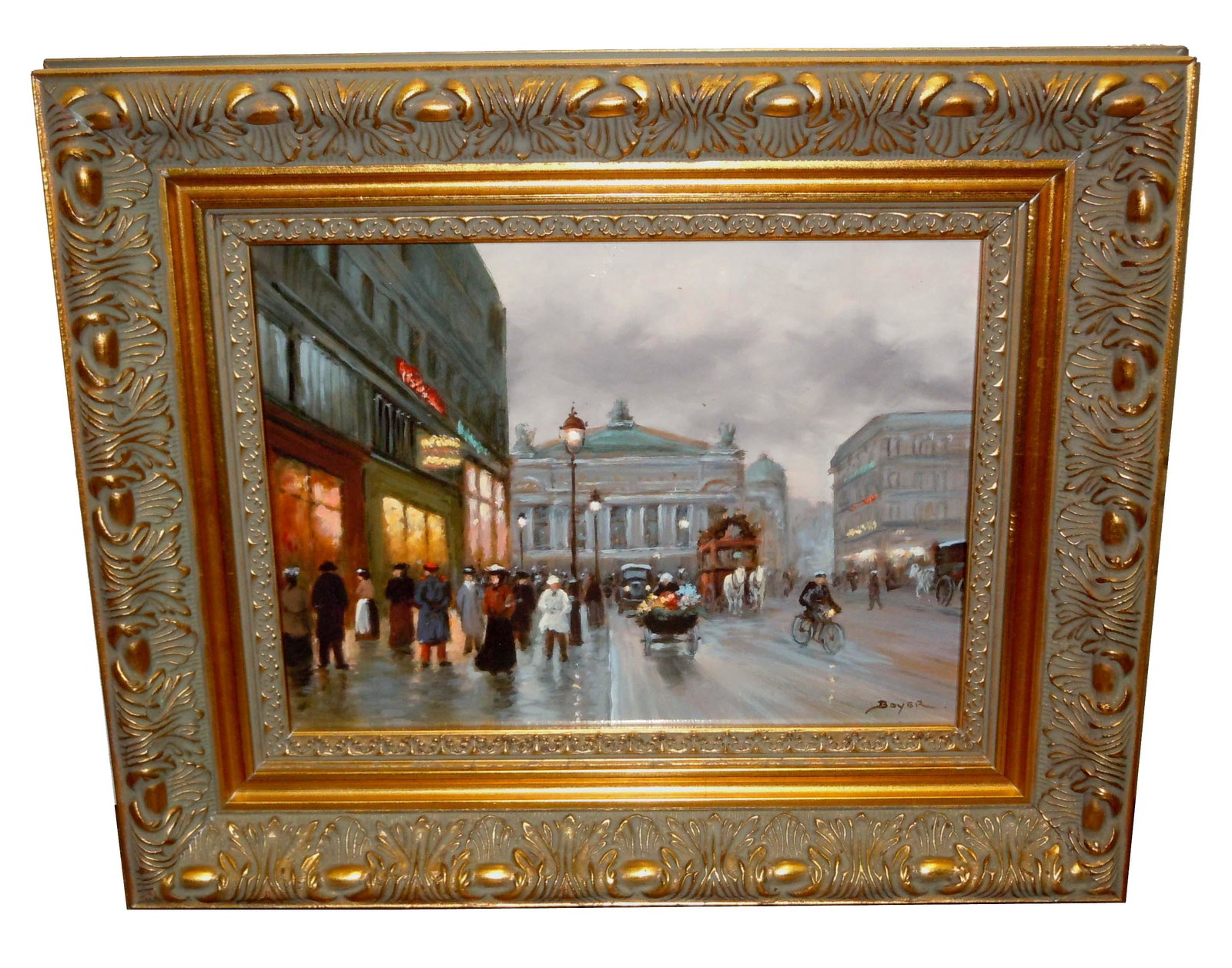 Andre Boyer Place De La Madeleine Oil Painting Parisien Andre Boyer ...