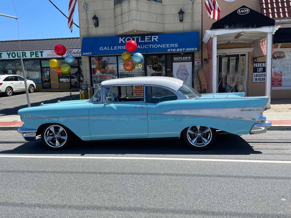 1957 Chevrolet Bel Air Two Door Coupe, Tiffany Blue, 57 Chevy Auction
