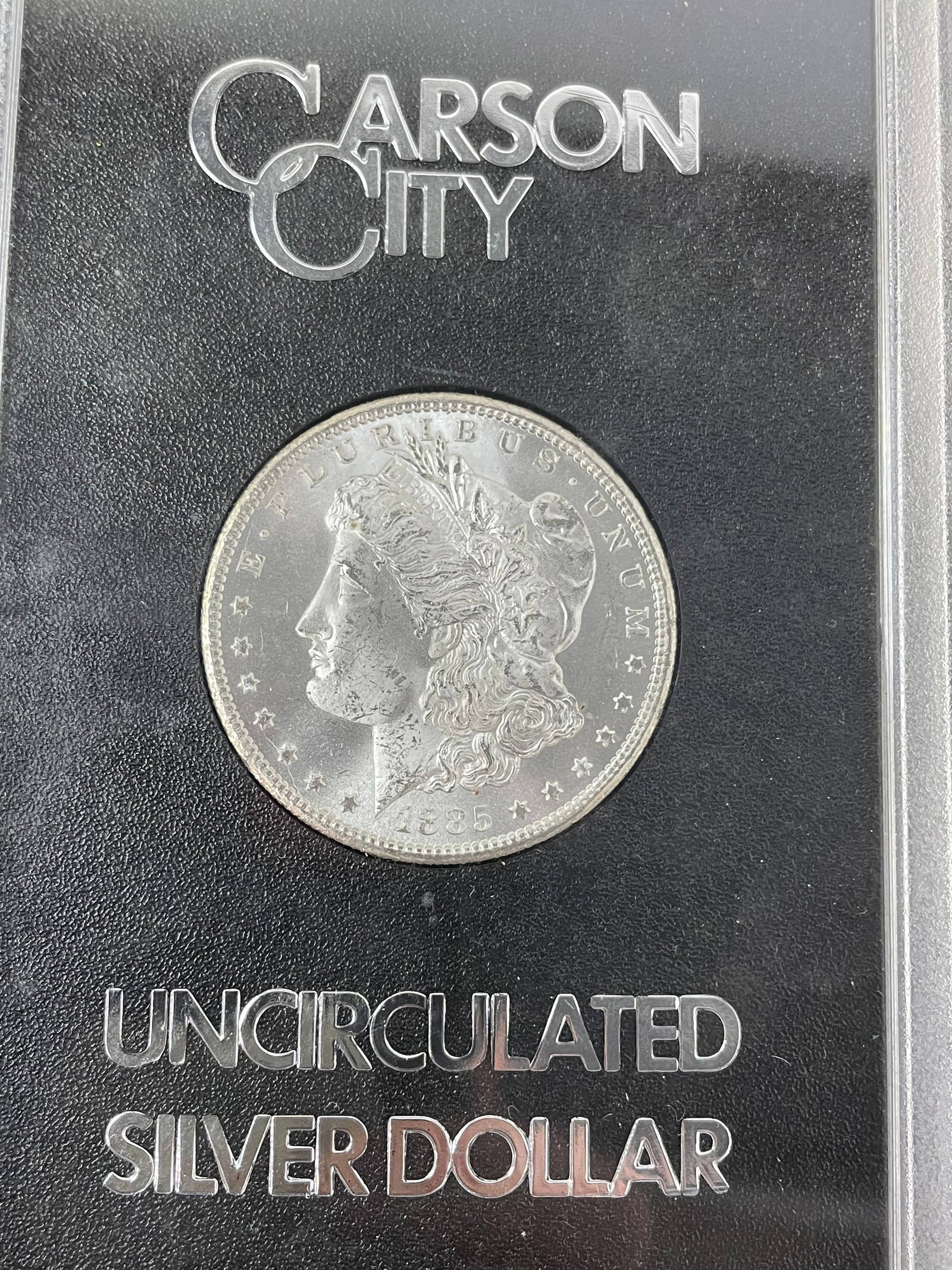 1885-cc Morgan Silver Dollar Carson City 1972 Gsa Hoard 1885cc In Ms ...